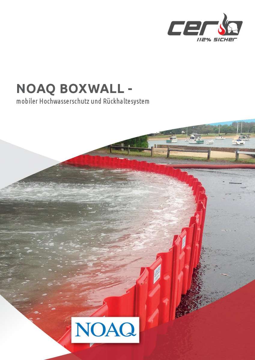 Noaq Boxwall 52; Hochwasserschutz; gerade; gerades Element; Noaq | CER - Moderne Feuerwehrtechnik