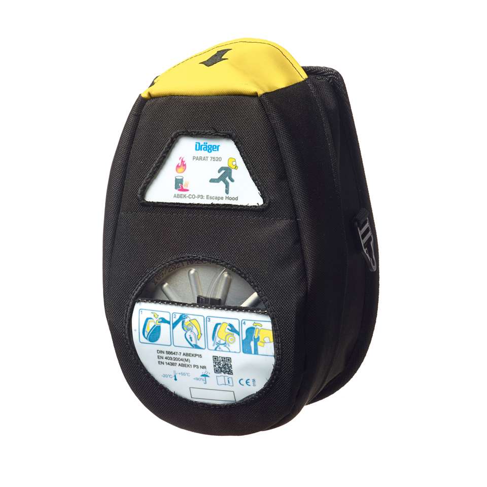 Fluchthaube Dräger Parat 7520 - Soft Pack nach EN 403:2004 ...